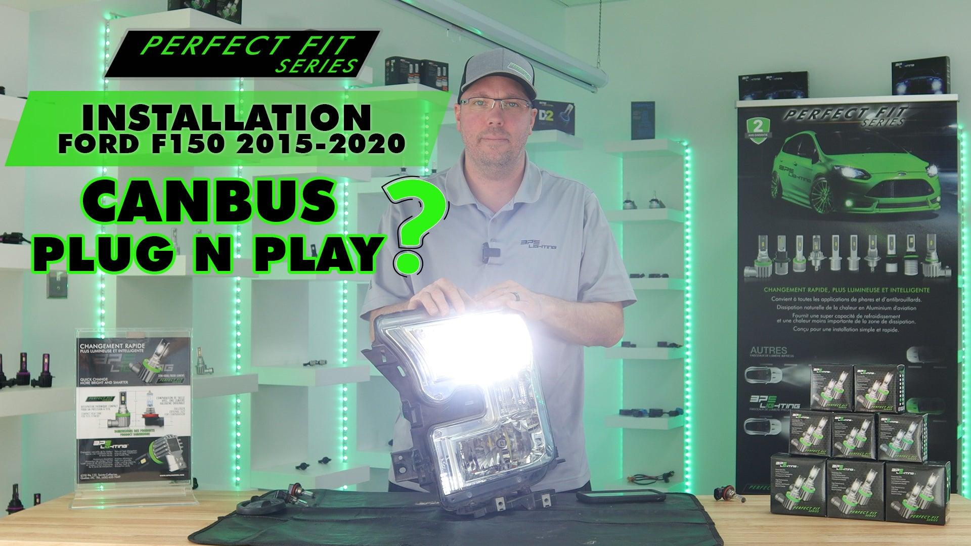 BPS Lighting Perfect Fit / Ford F-150 2015-2020 LED installation Plug ...